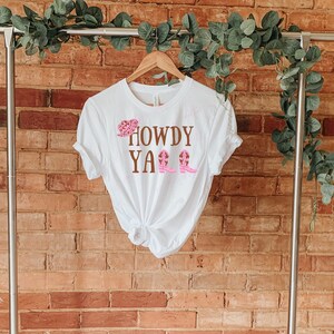 Howdy PNG Howdy Y'all Pink and Brown PNG Printable - Etsy