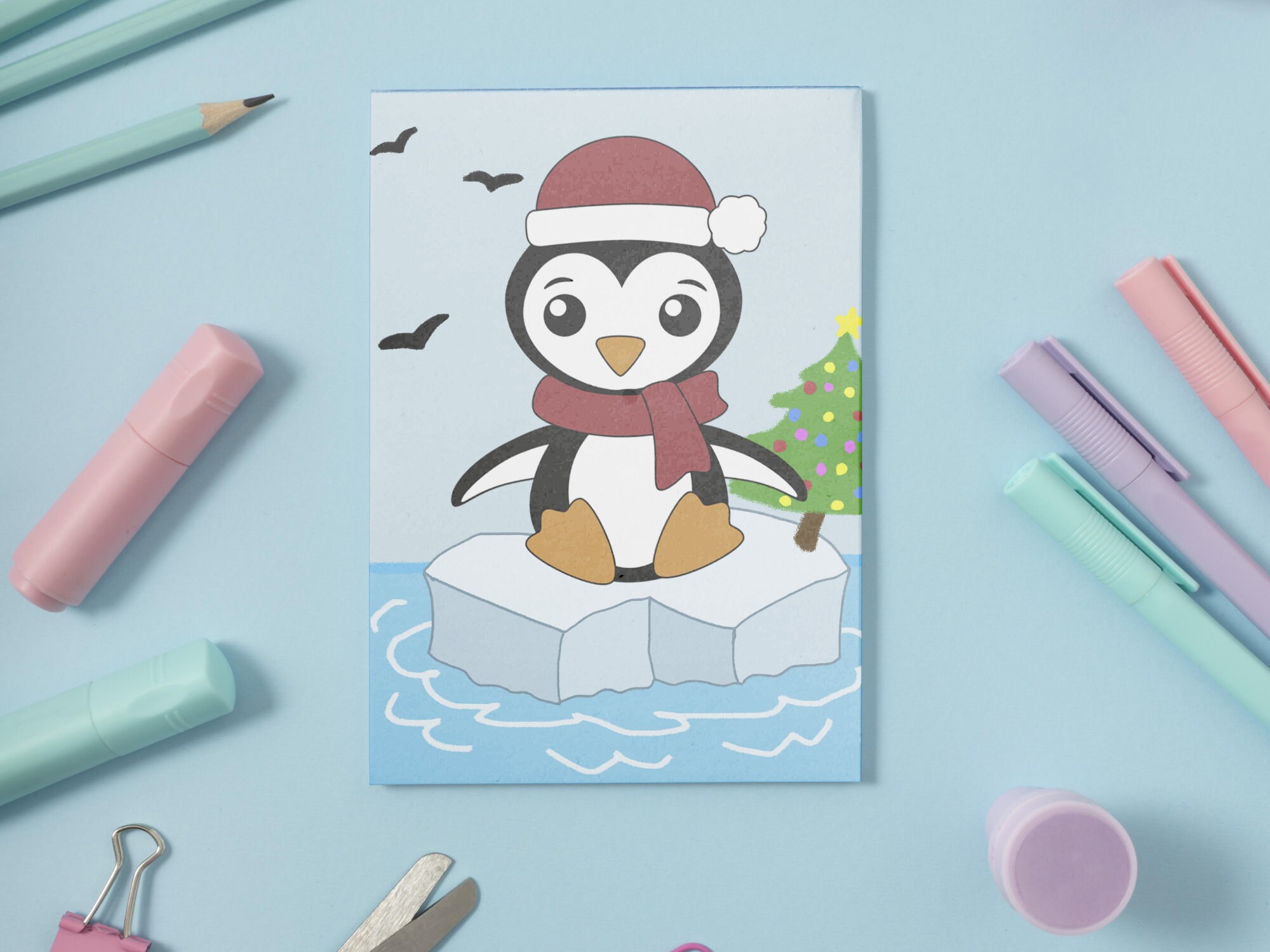 Penguin Printable Craft, Indoor Preschool Activity, Kids Cut and Glue ...