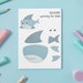 Shark Printable Craft, Indoor Preschool Activity, Kids Cut and Glue ...