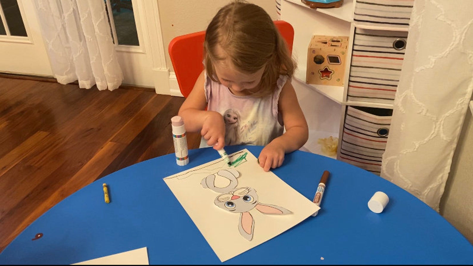 Easter Bunny Printable Craft Preschool Activity Kids Cut and - Etsy