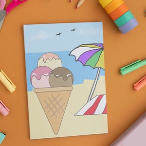Ice Cream Printable Craft, Indoor Preschool Activity, Kids Cut and Glue ...