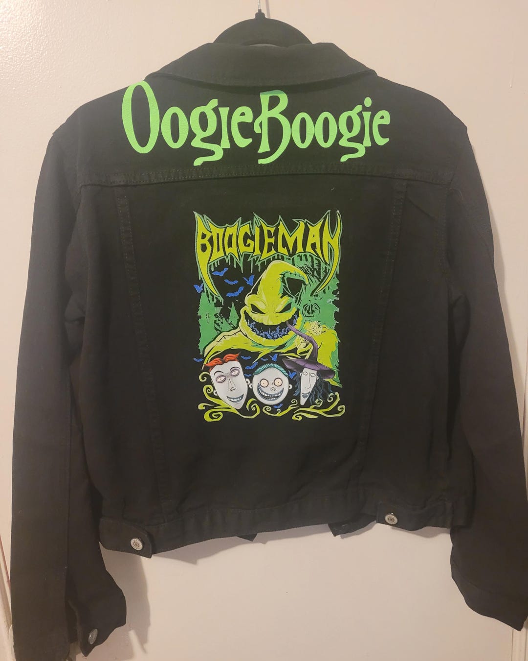 Inspired Ooogie Boogie Denim Jacket - Etsy