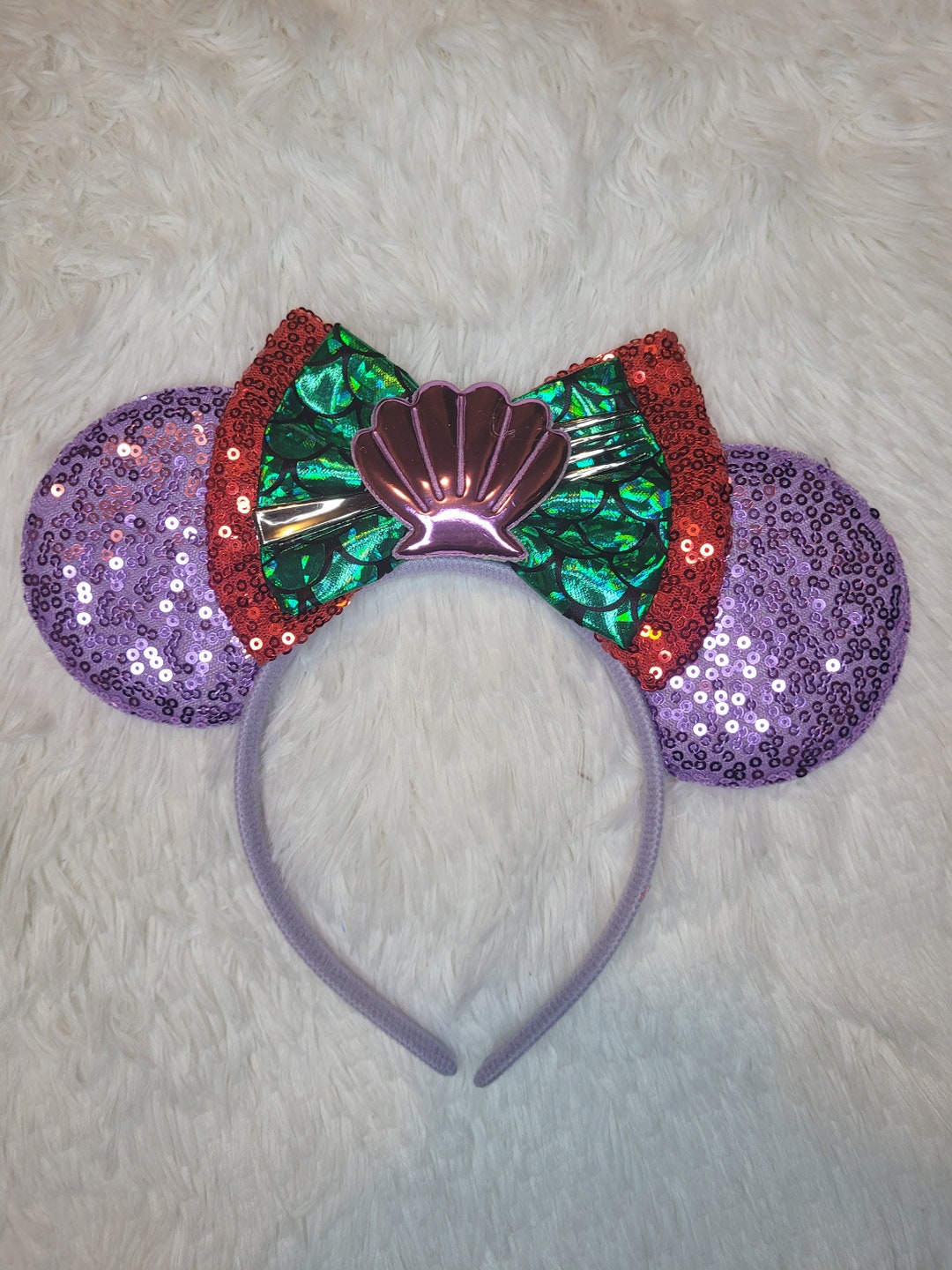 Little Mermaid Mickey Ears - Etsy