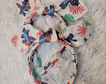 LAST ONE Lilo and Stitch Bow Knot Knotty Headband - Etsy