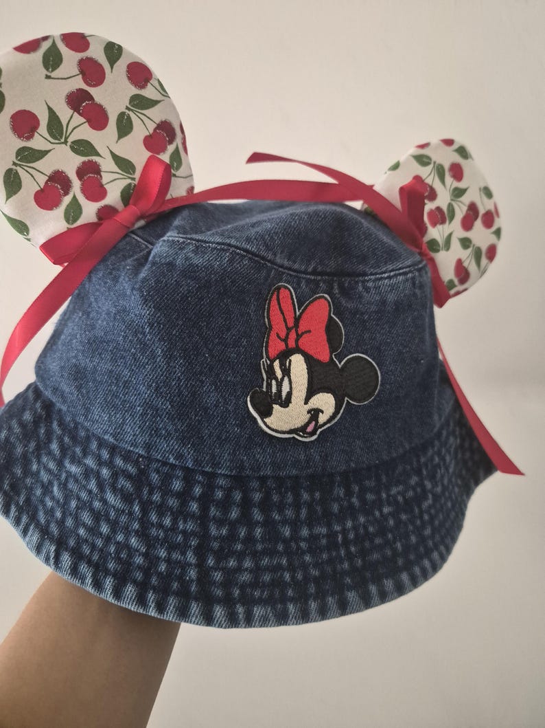 Minnie Mouse Bow Bucket Hats - Etsy