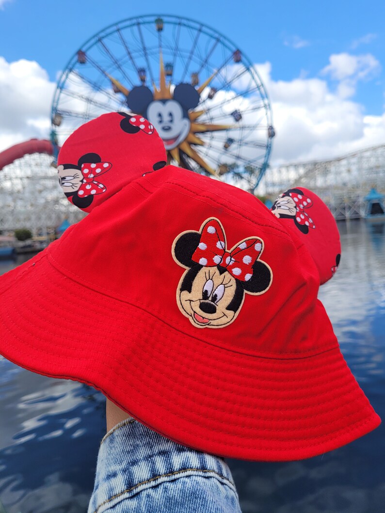Minnie Mouse Adult Mickey Bucket Hat - Etsy