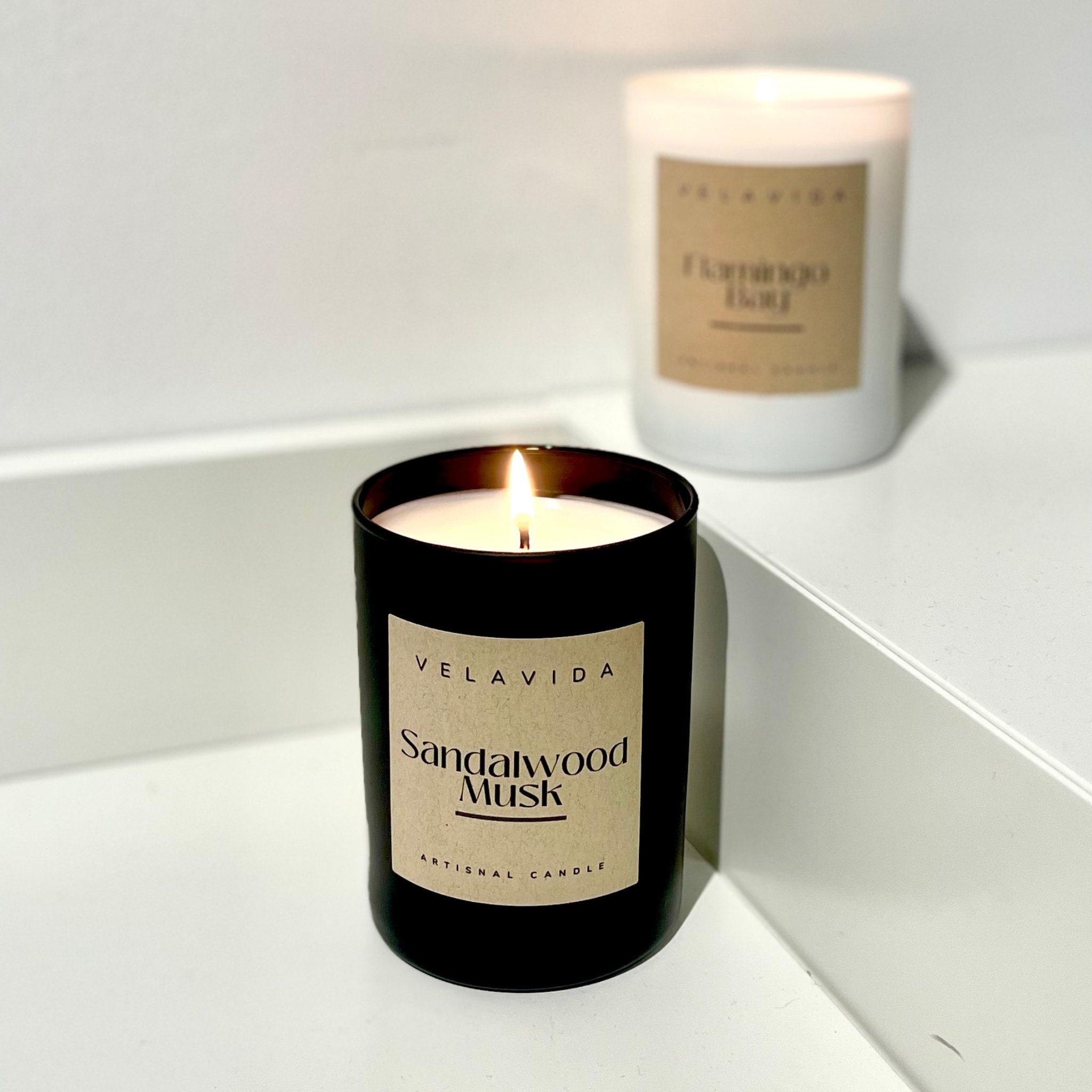 Mahogany Teakwood Scented Candle Masculine Scented Candle Man Candle ...