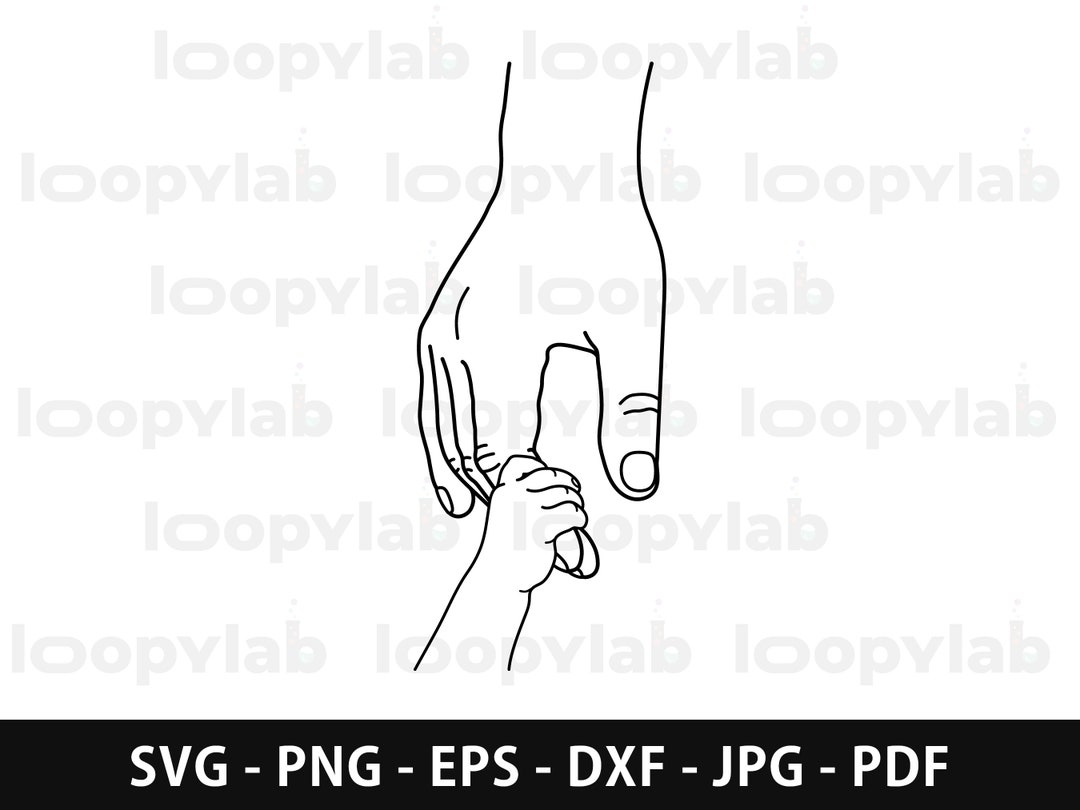 Father and Son Hands Svg Father Hand Svg Father Hold - Etsy