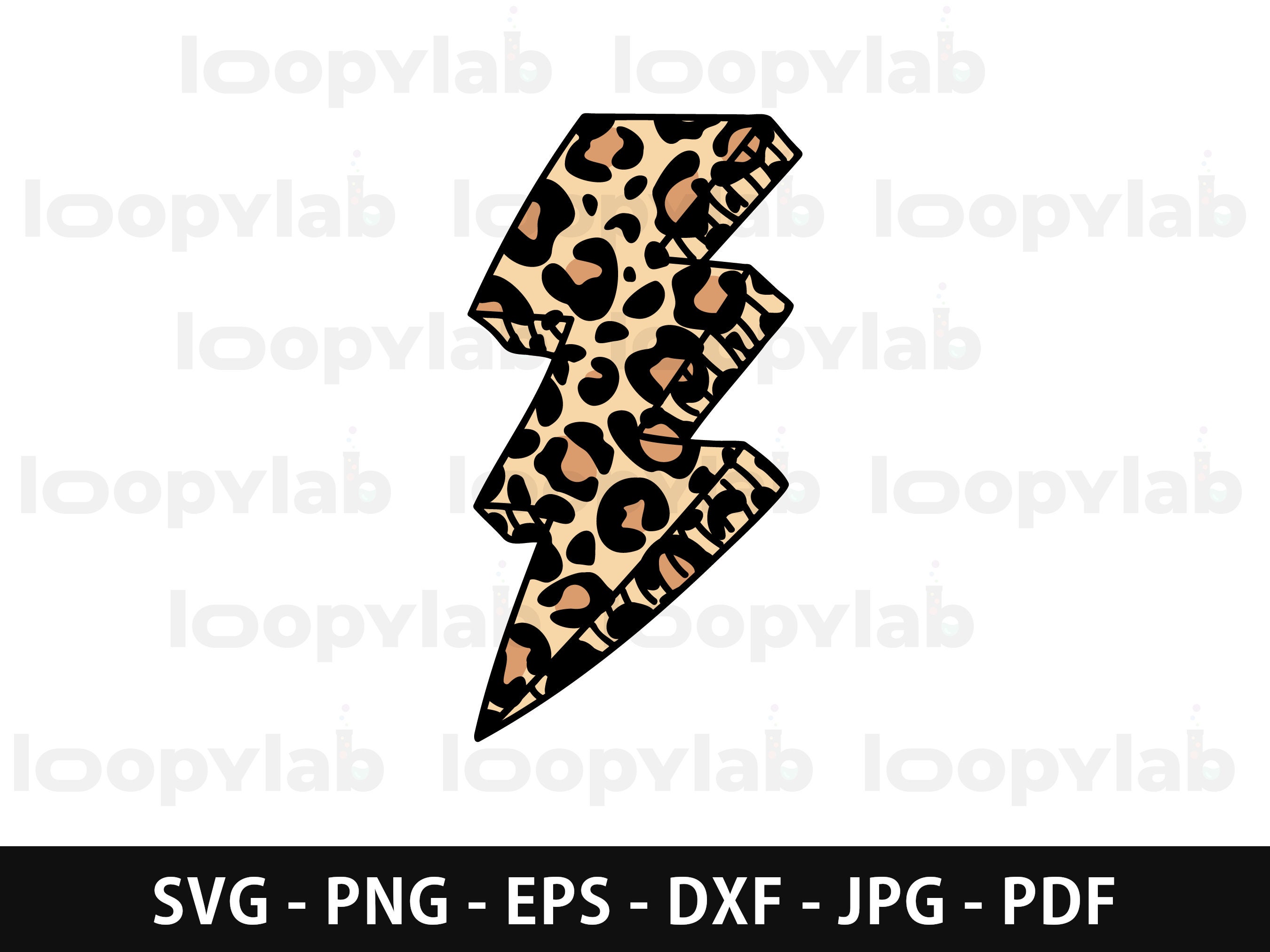 Neon Lightning Bolt Digital - Etsy