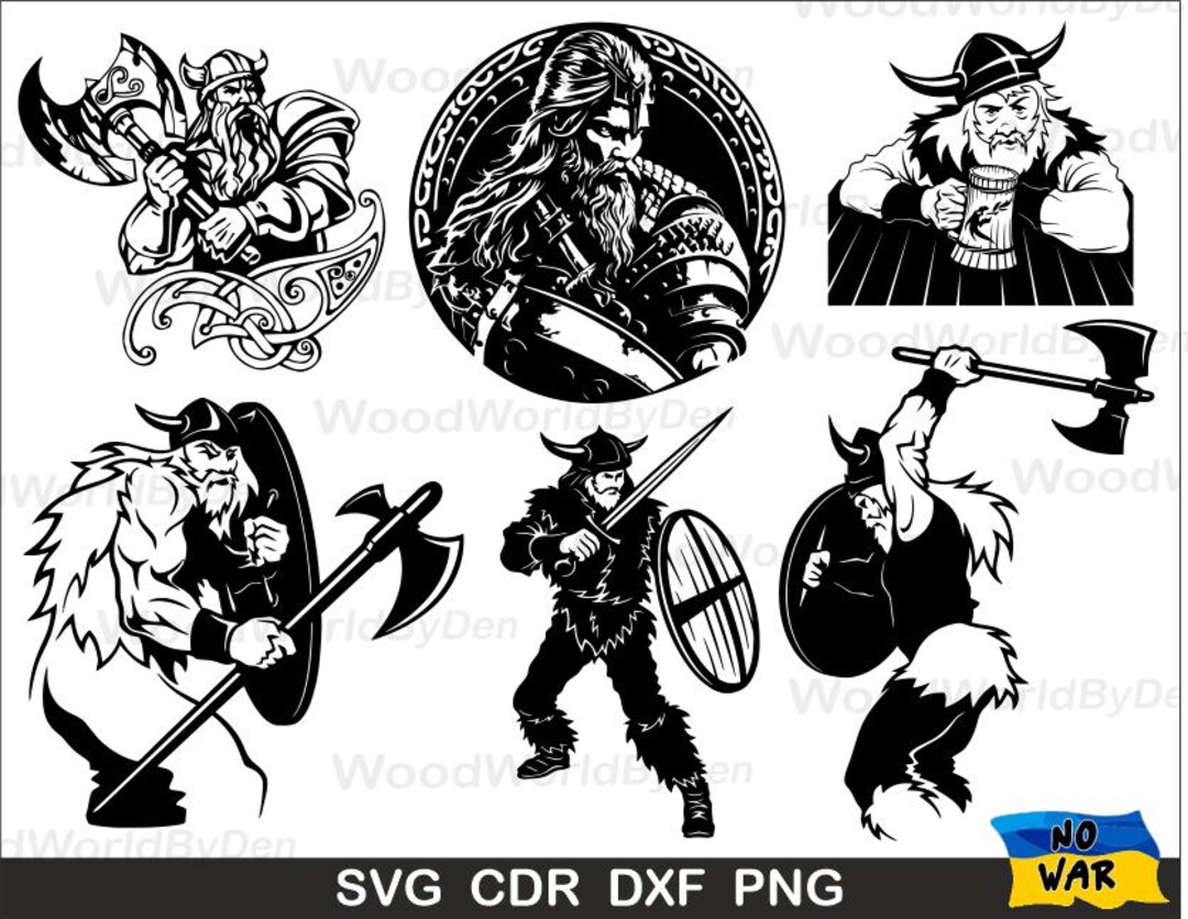 Vikings Svg Bundle, Viking Warrior Svg, Viking Cut File, Viking for ...