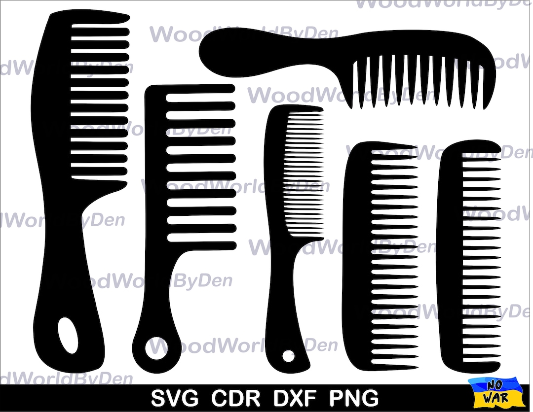 Comb Svg, Comb Cricut, Wooden Comb Svg, Comb Bundle Svg, Comb Cut File ...