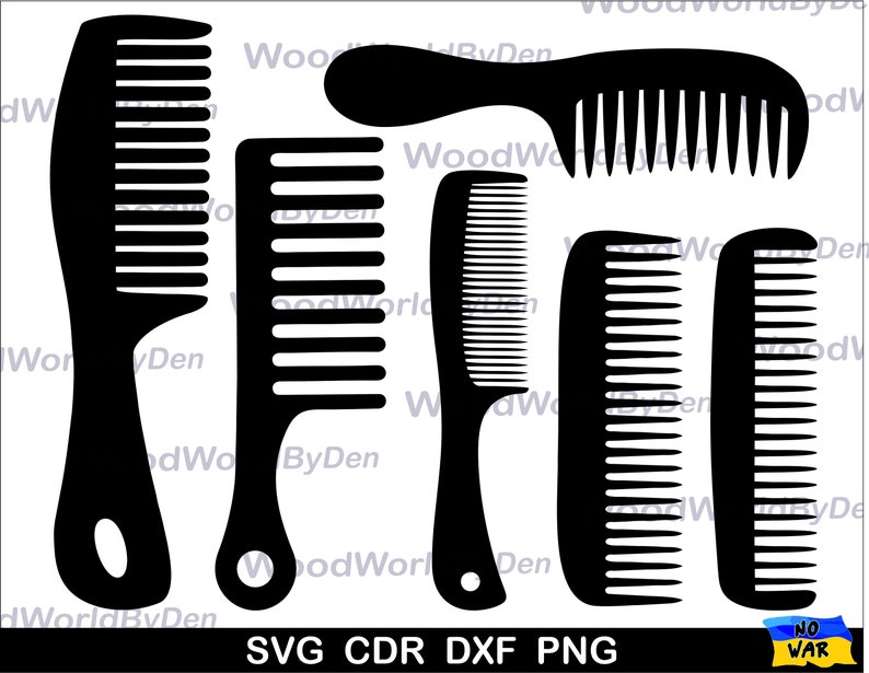 Comb Svg, Comb Cricut, Wooden Comb Svg, Comb Bundle Svg, Comb Cut File ...