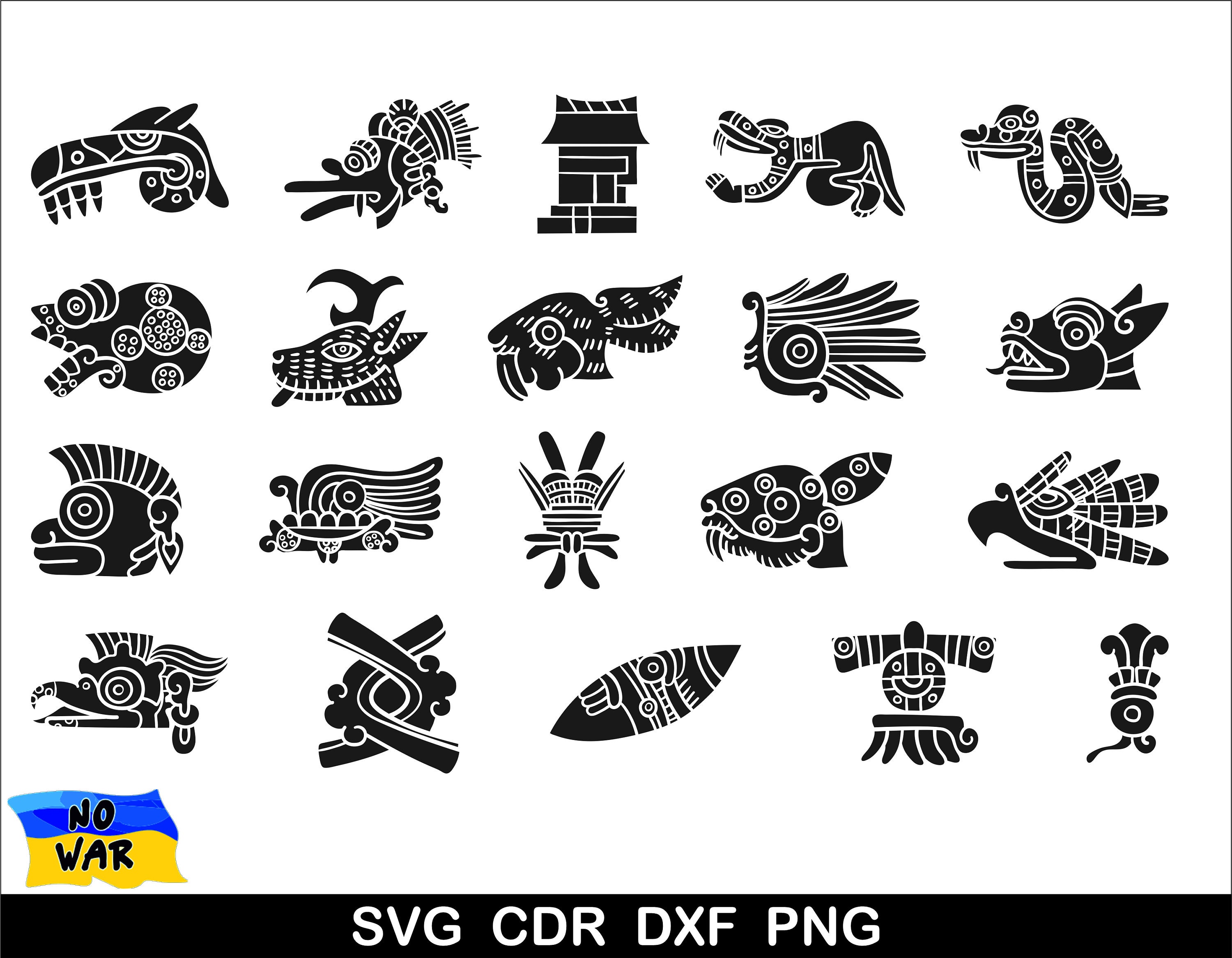 Aztec Symbols For War
