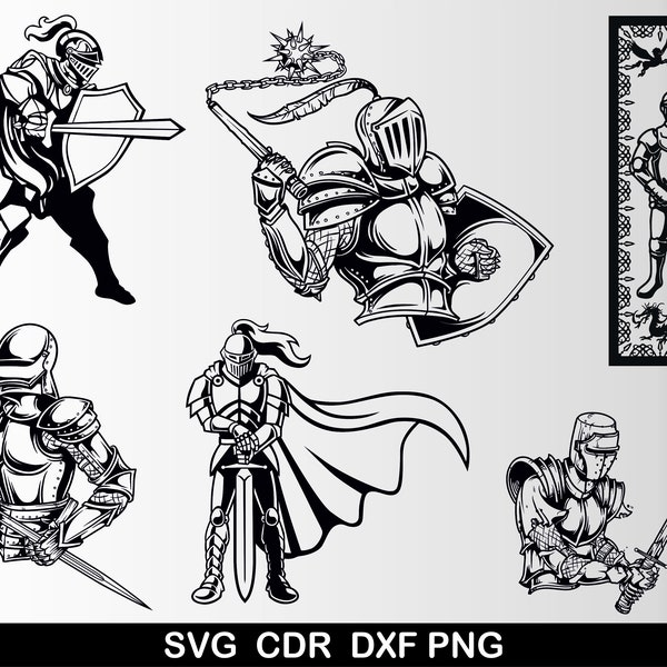 Knight Svg - Etsy