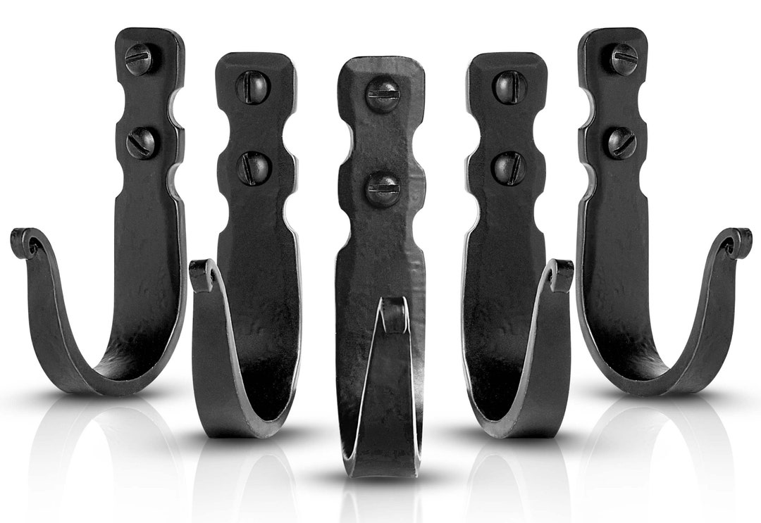 Basic Decorative Wrought Iron Wall Hooks by Stur-de - Etsy