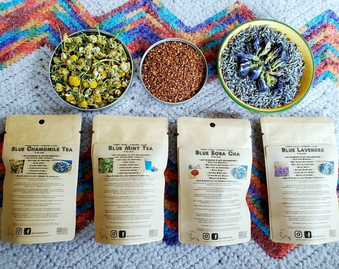 Blue Butterfly Tea Whole Dried Flower Tea Lovers Gift | Etsy