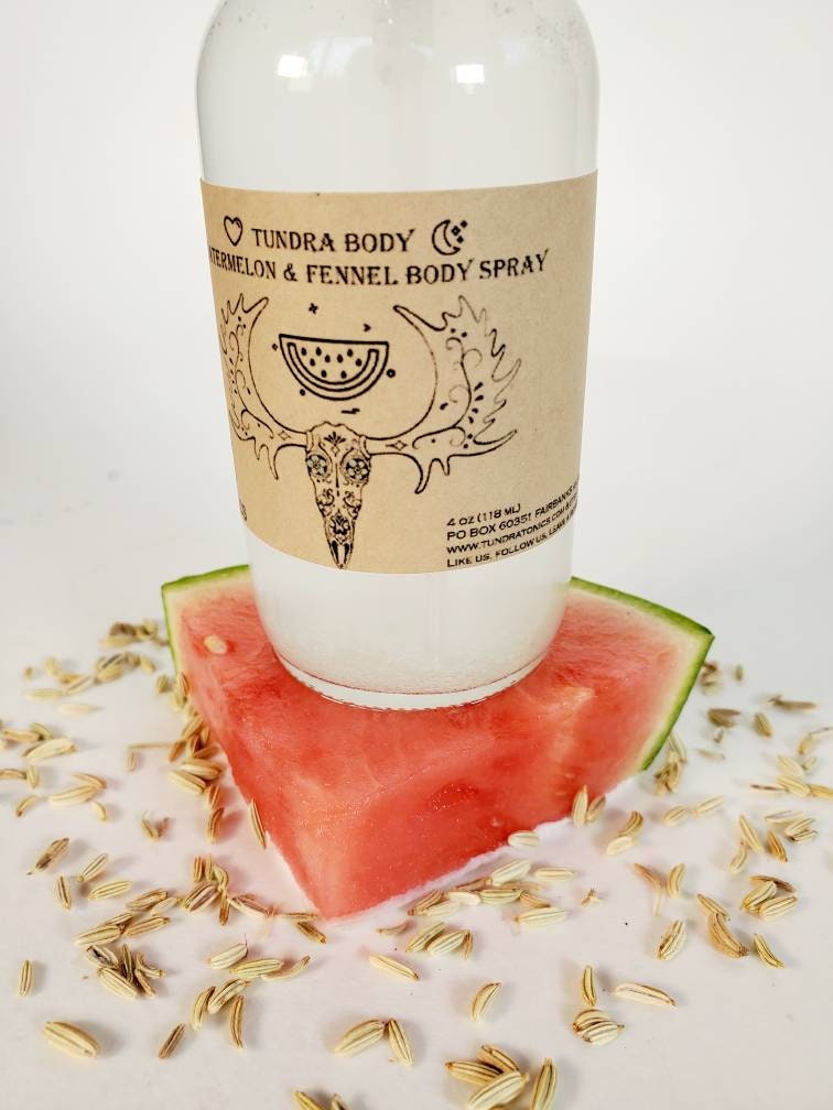 Body Spray Body Oil Blend of Watermelon Fennel and Cedar - Etsy