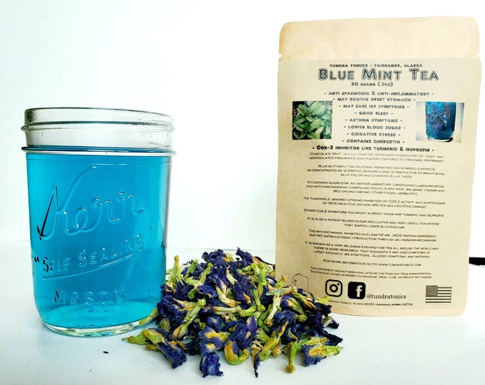 Blue Butterfly Tea Whole Dried Flower Tea Lovers Gift | Etsy