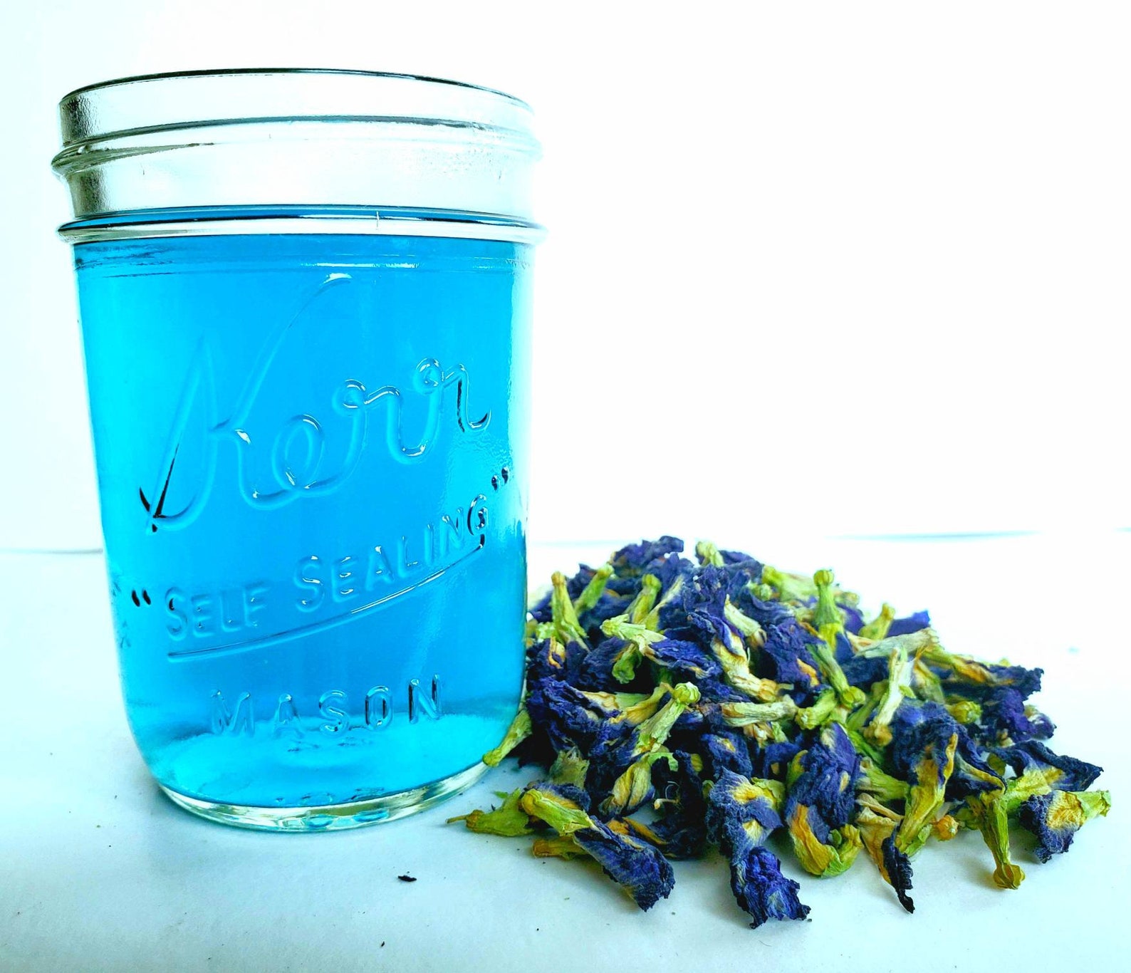 Blue Butterfly Pea Flower Tea Chocolate Mint Tea Herbal Blend | Etsy