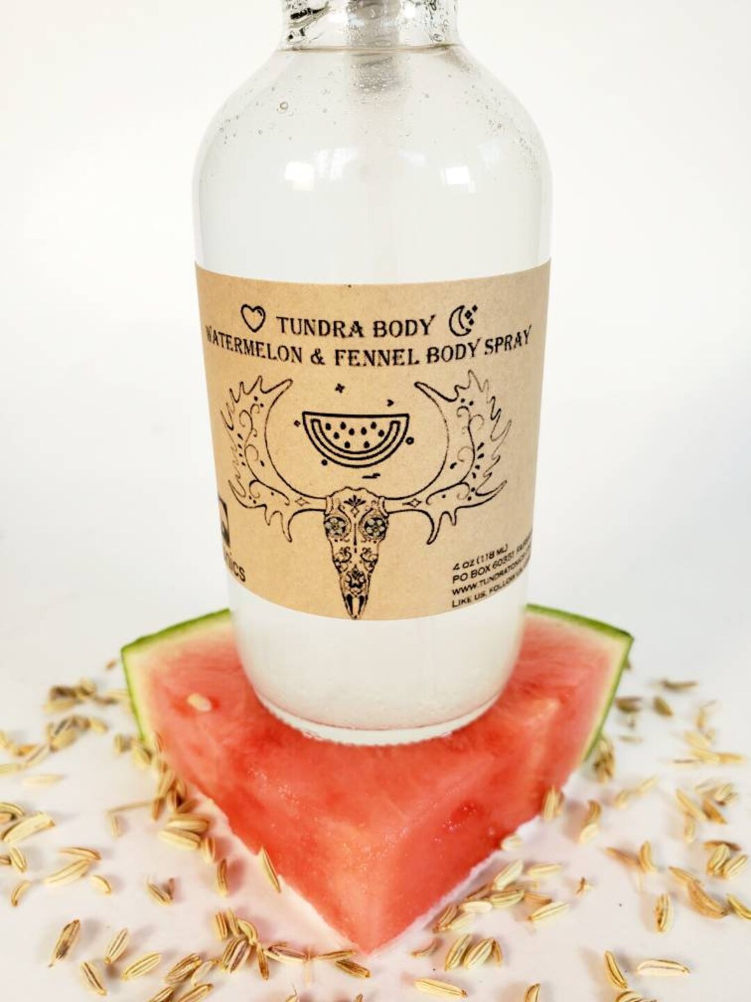 Body Spray Body Oil Blend of Watermelon, Fennel, and Cedar, 4 Oz. - Etsy