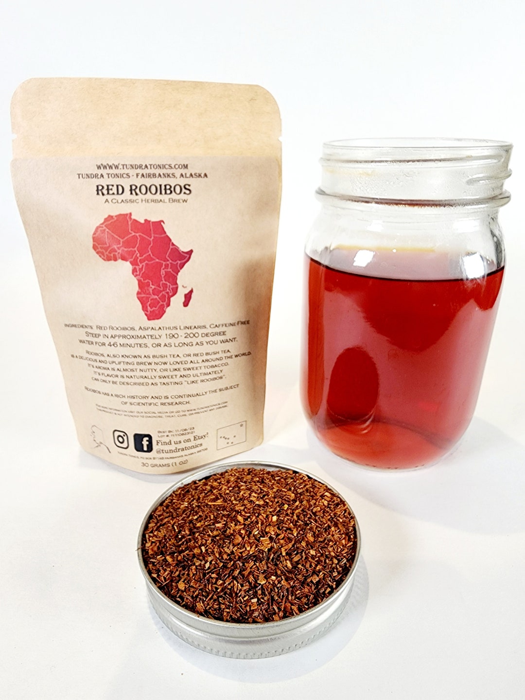 Organic African Rooibos Herbal Tea, Loose Leaf - Etsy