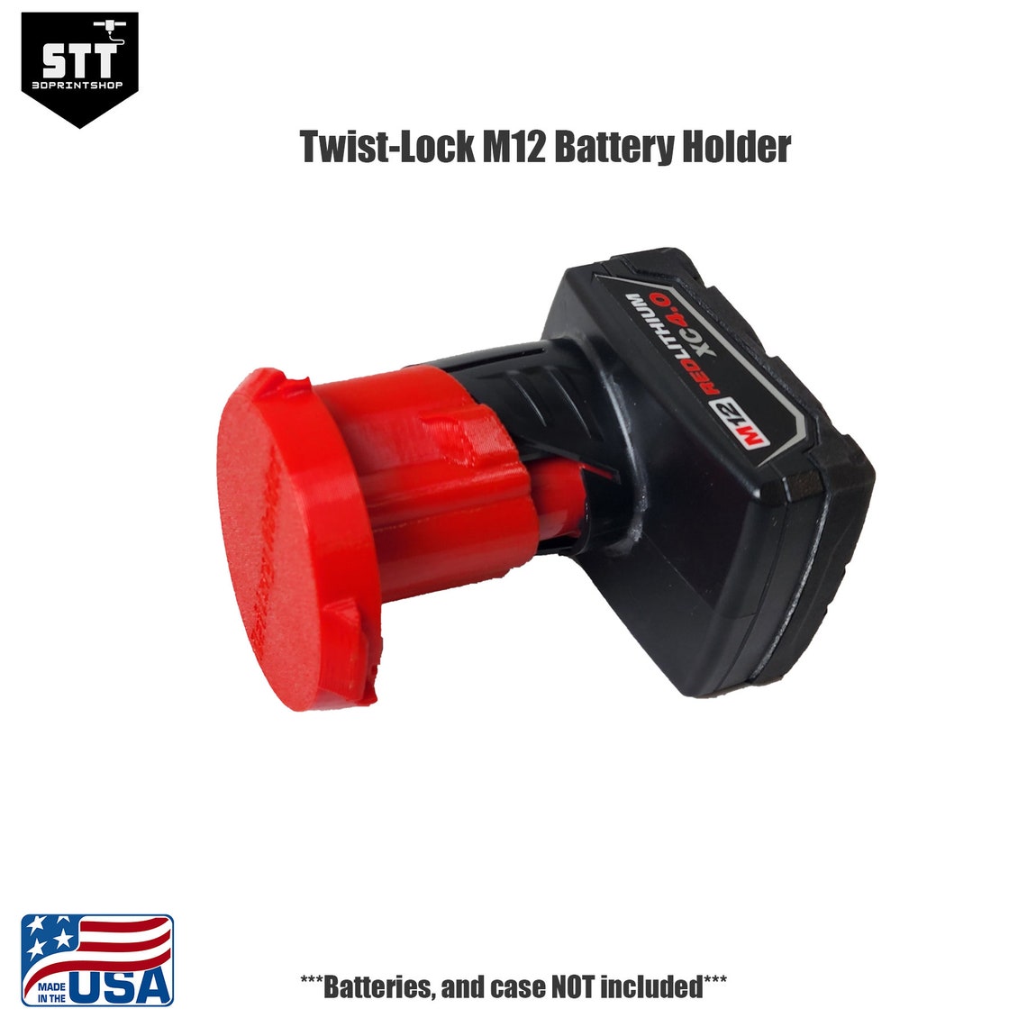 Milwaukee PACKOUT Twist Lock Battery Holder M18 and M12 - Etsy