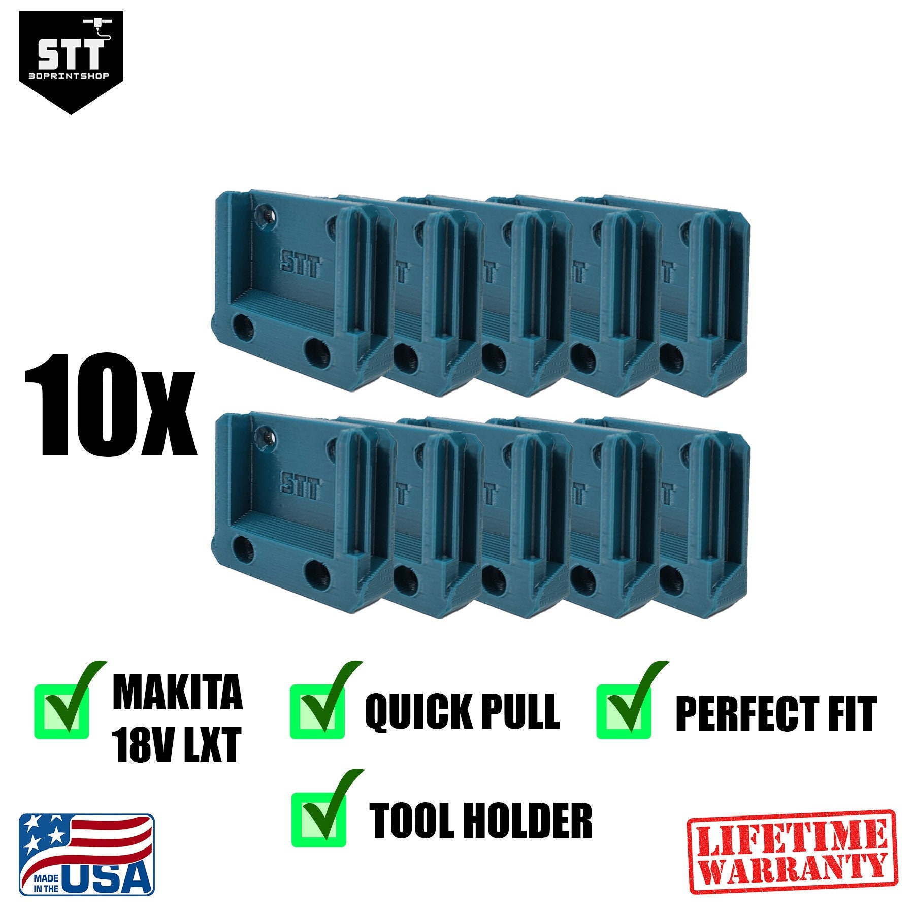 10 Pack Makita 18v Tool Holders / Hanger / Mount / Storage - Etsy