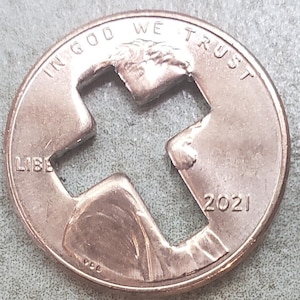 100 Cross Pennies, Penny's From 1958 to 2023 Christian Ministries - Etsy