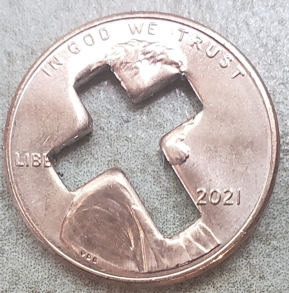 100 Cross Pennies, Penny's From 1958 to 2023 Christian Ministries - Etsy