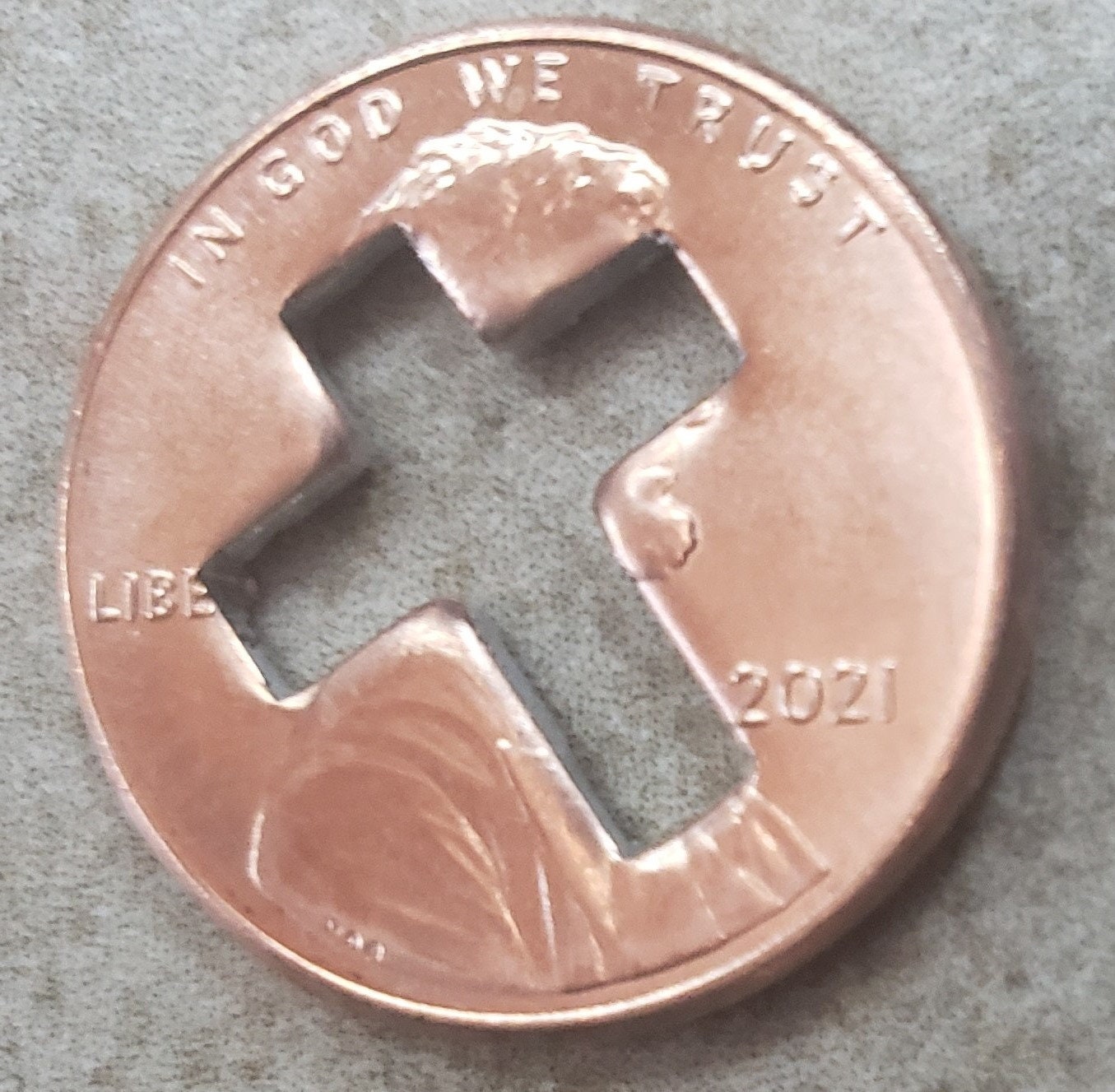 100 Cross Pennies, Penny's From 1958 to 2023 Christian Ministries - Etsy