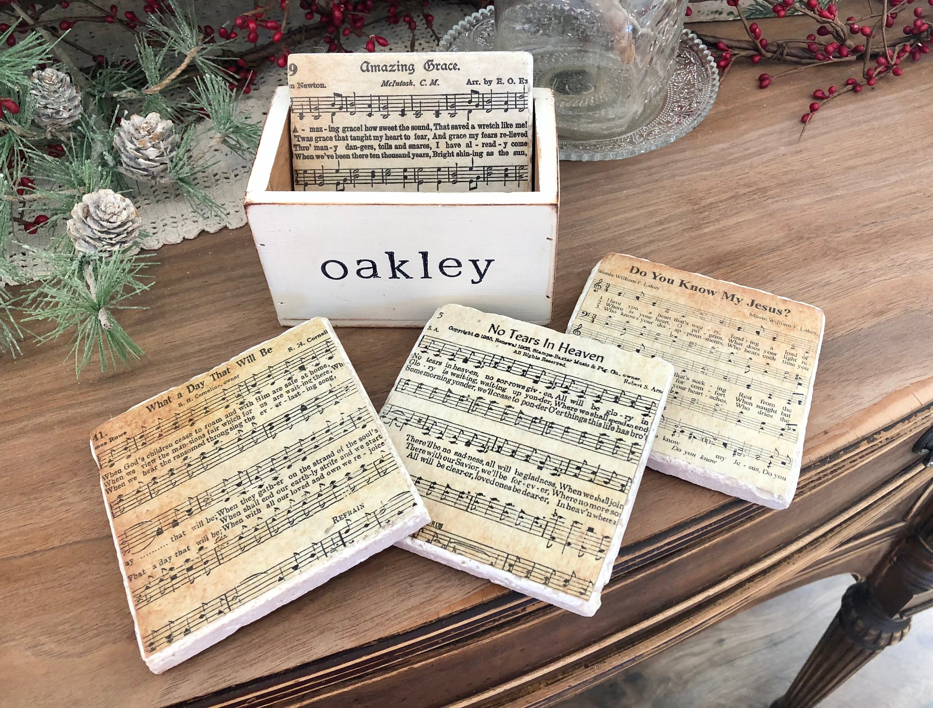 Personalized Coaster Box | Etsy