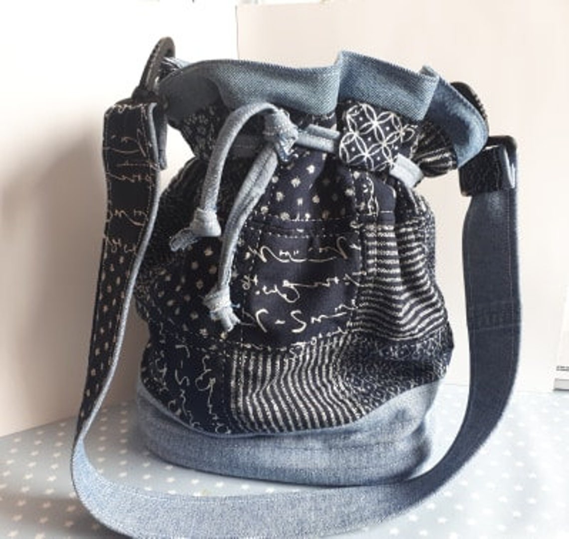 Quilted Patchwork Sack Bag - Etsy