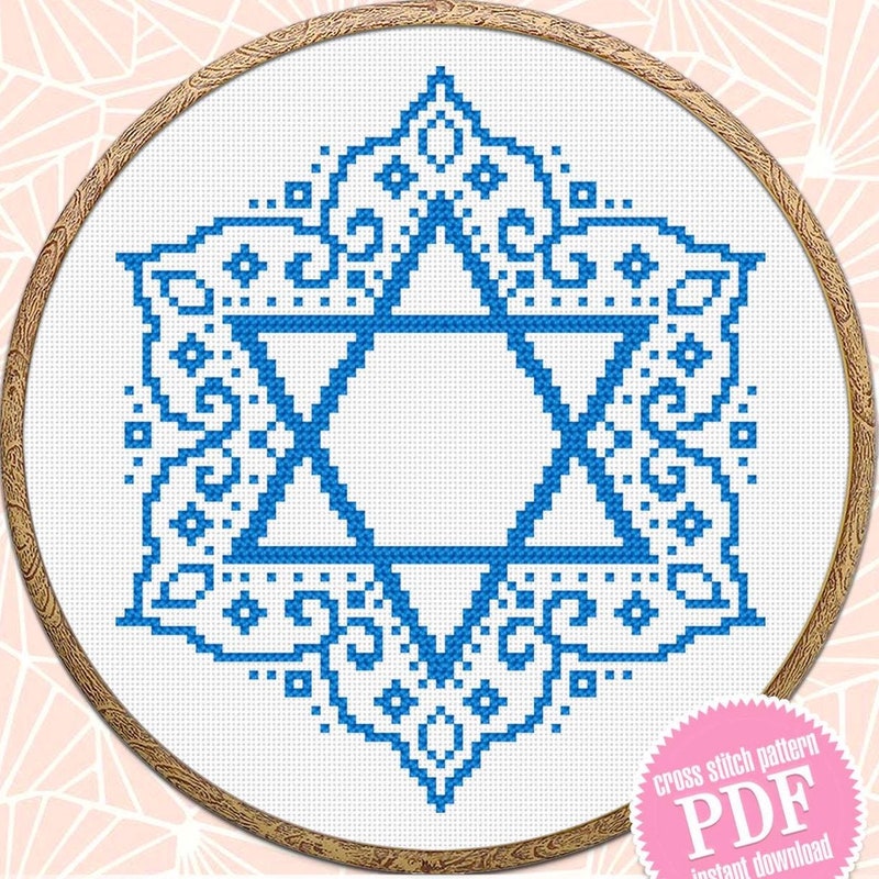 Jewish Cross Stitch - Etsy UK