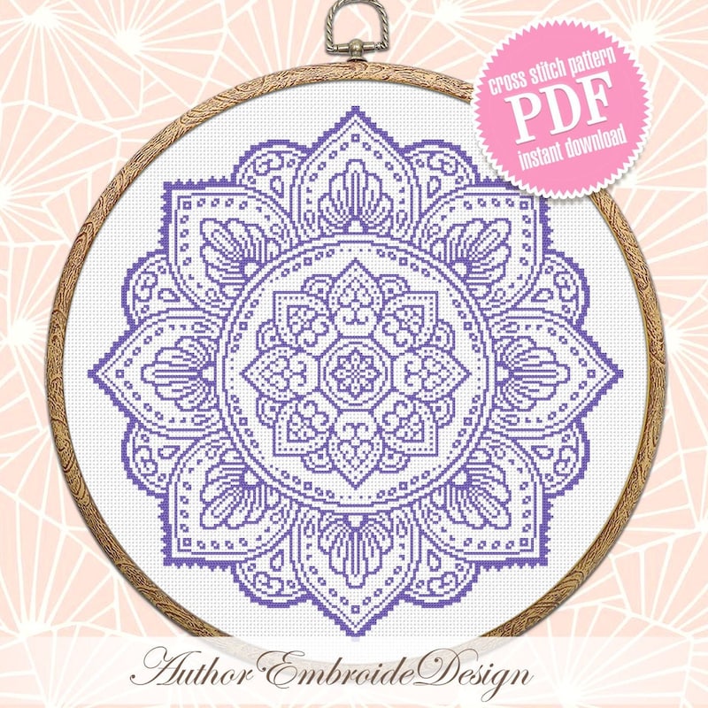 Mandala Cross Stitch Patterns - Etsy