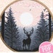 Nature Landscape Cross Stitch Pattern PDF Download Deer Cross Stitch ...