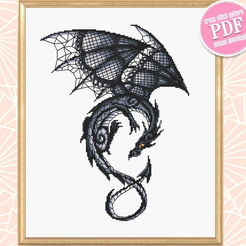 Dragon Cross Stitch Patterns - Etsy