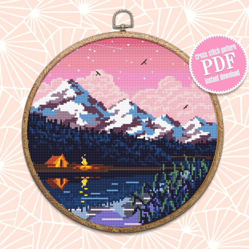 Nature Cross Stitch - Etsy