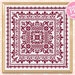 Square Mandala Cross Stitch Pattern PDF Download Floral - Etsy