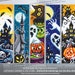 Halloween Bookmark Set Cross Stitch Pattern Download PDF Handmade ...
