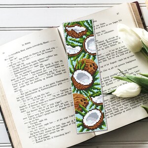 Summer Bookmark Cross Stitch Pattern PDF Download Tropical Fruit ...