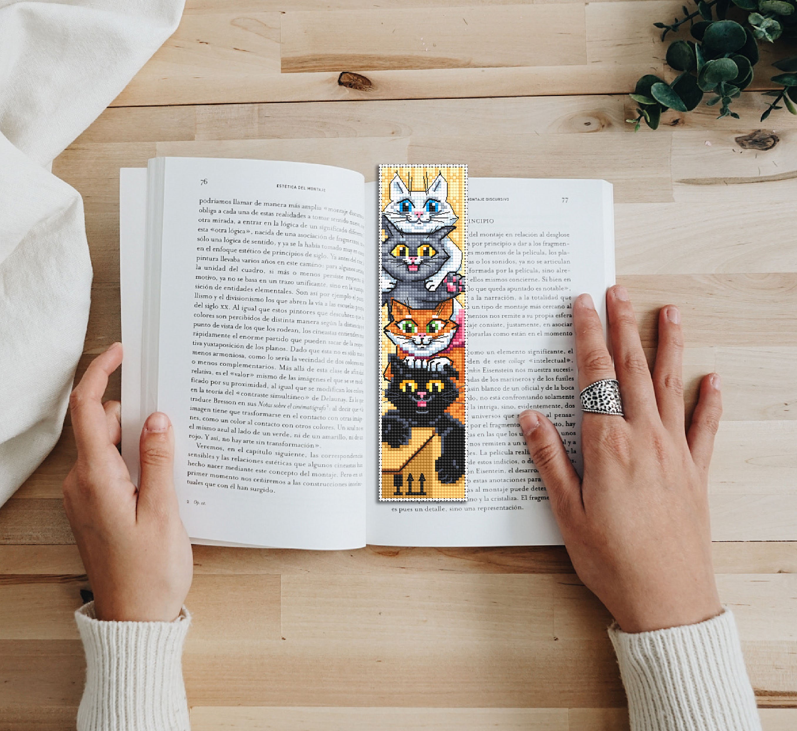 Cat Bookmark Cross Stitch Pattern PDF Cute Kitties Pattern - Etsy