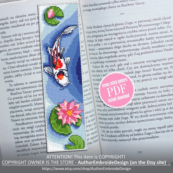 Koi Bookmark - Etsy