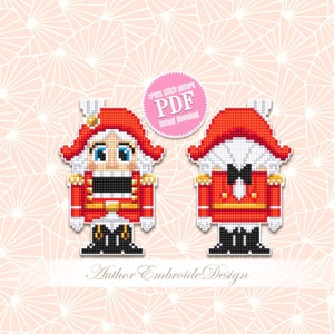 Nutcracker Cross Stitch Pattern PDF Download Double-sided - Etsy