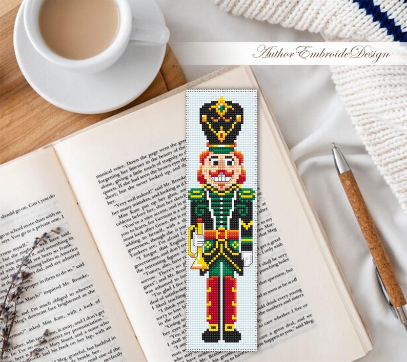 Christmas Nutcracker Bookmark Cross Stitch Pattern PDF Download ...