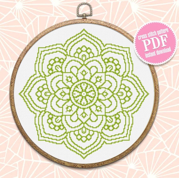 Mandala Cross Stitch Printable Patterns