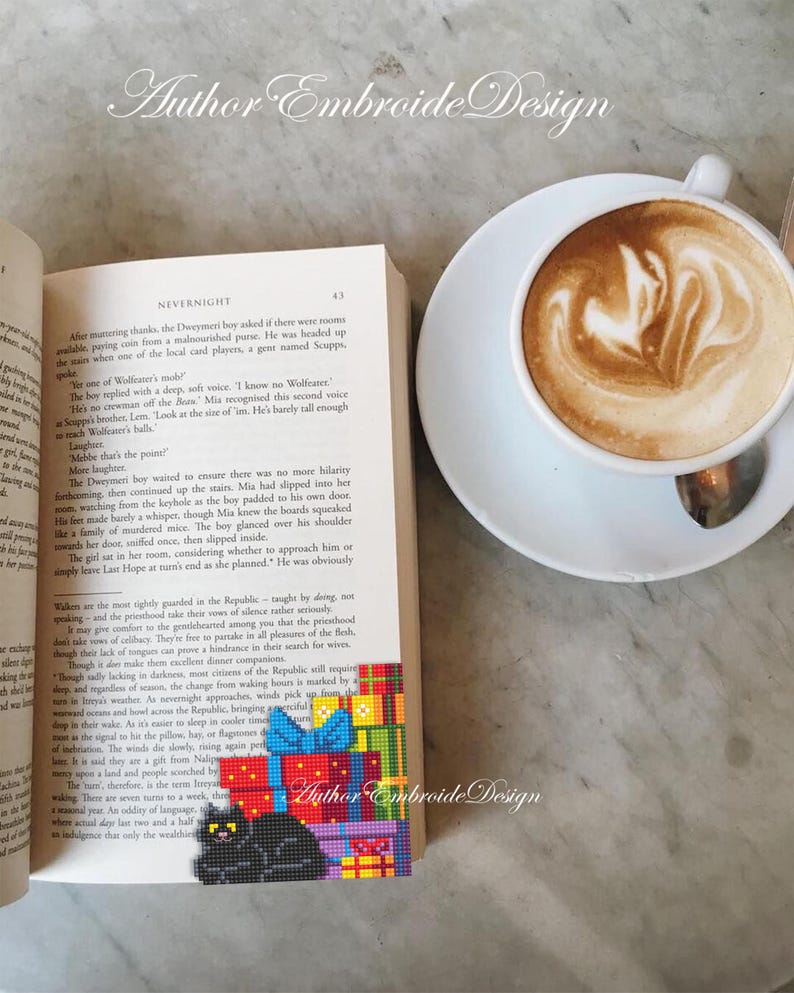 Christmas Corner Bookmark Cross Stitch Pattern PDF Download Christmas ...