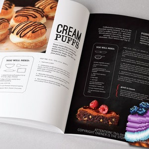 Corner Bookmark Cross Stitch Pattern PDF Download Cupcake Cross Stitch ...