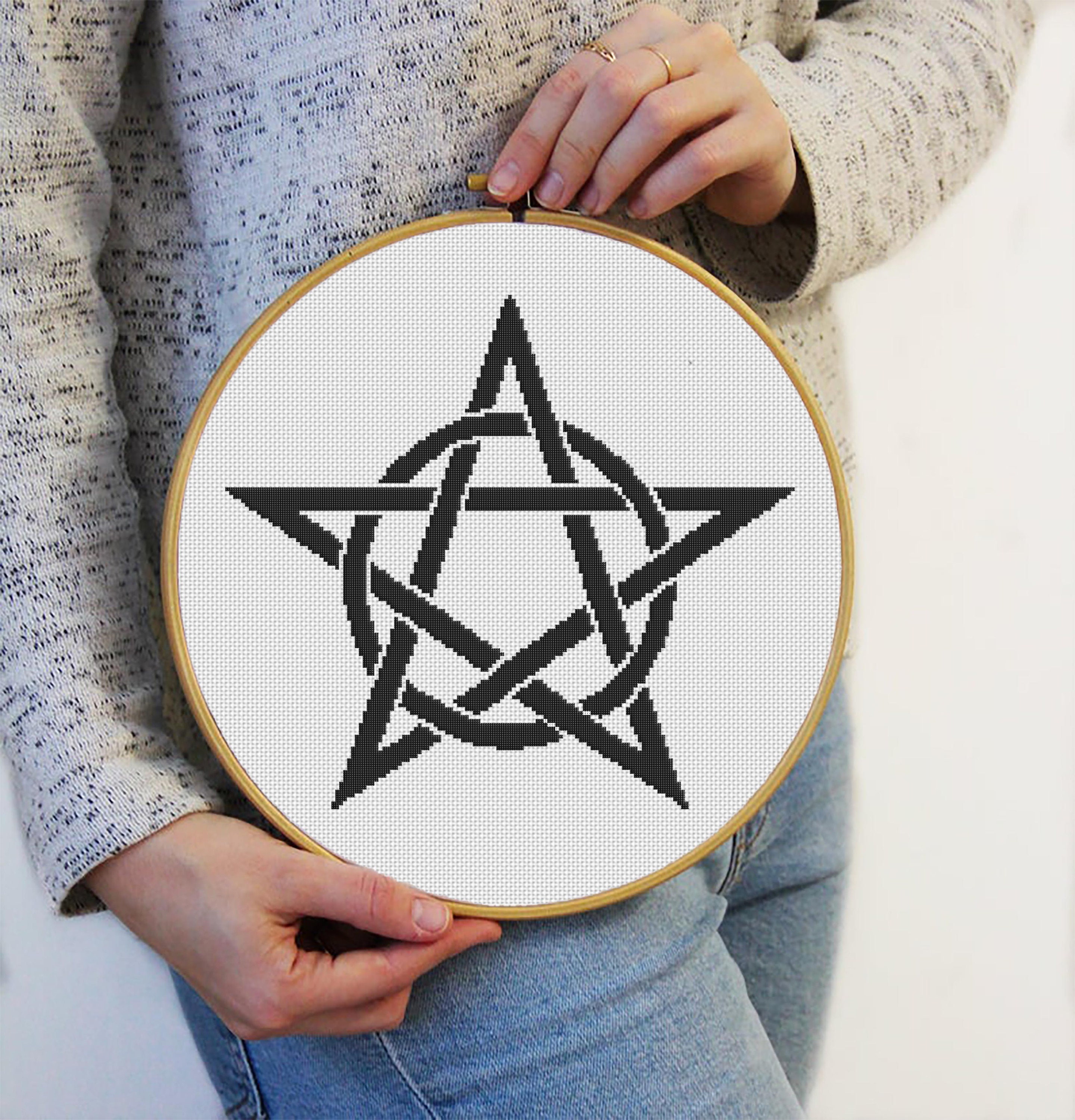 Gothic Cross Stitch Pattern Download PDF Goth Embroidery for | Etsy