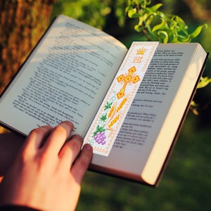 Bible Bookmark Cross Stitch Pattern PDF Download Simple Handmade ...