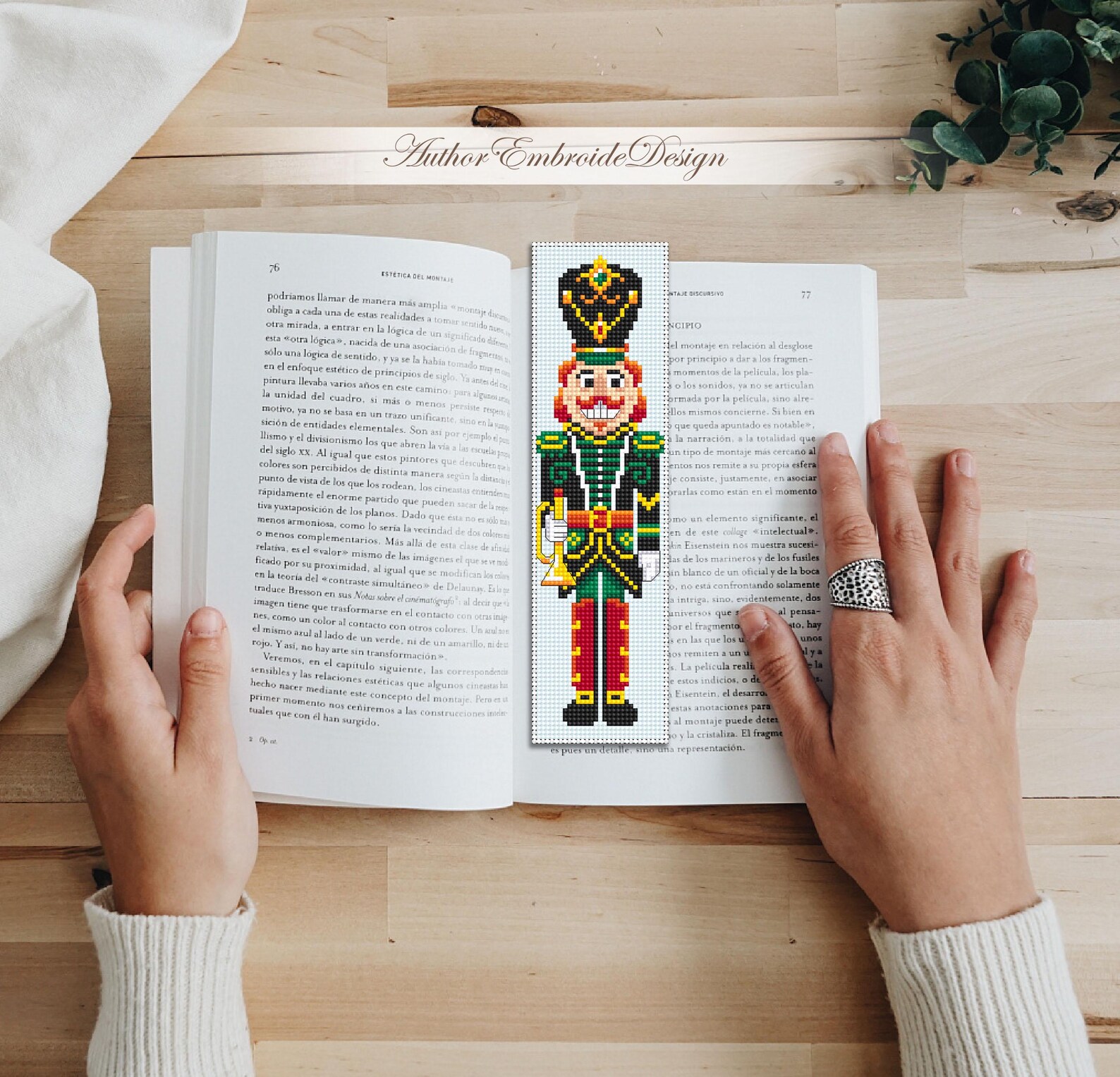 Christmas Nutcracker Bookmark Cross Stitch Pattern PDF Download ...
